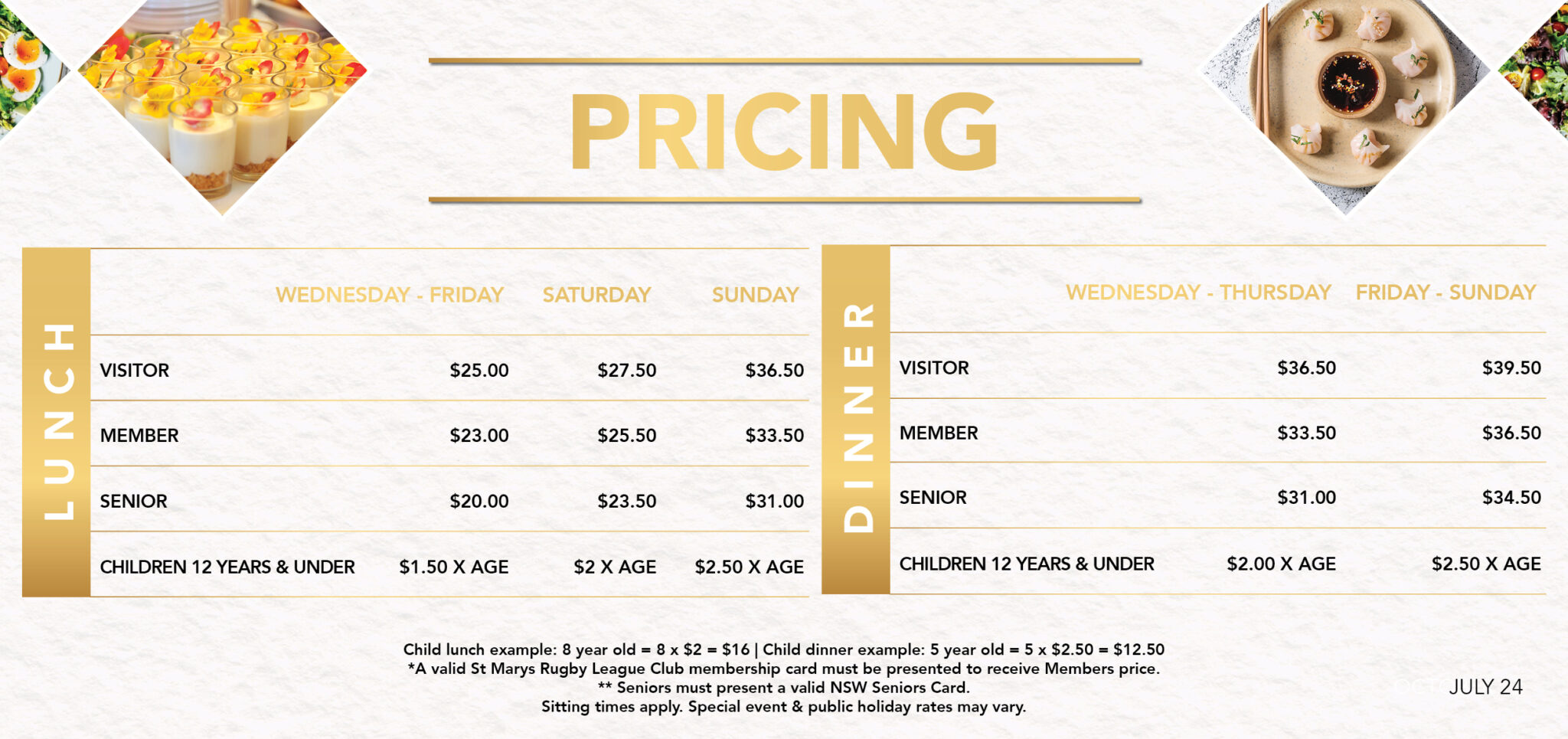 Signatures Buffet - Holiday Inn Sydney St. Marys